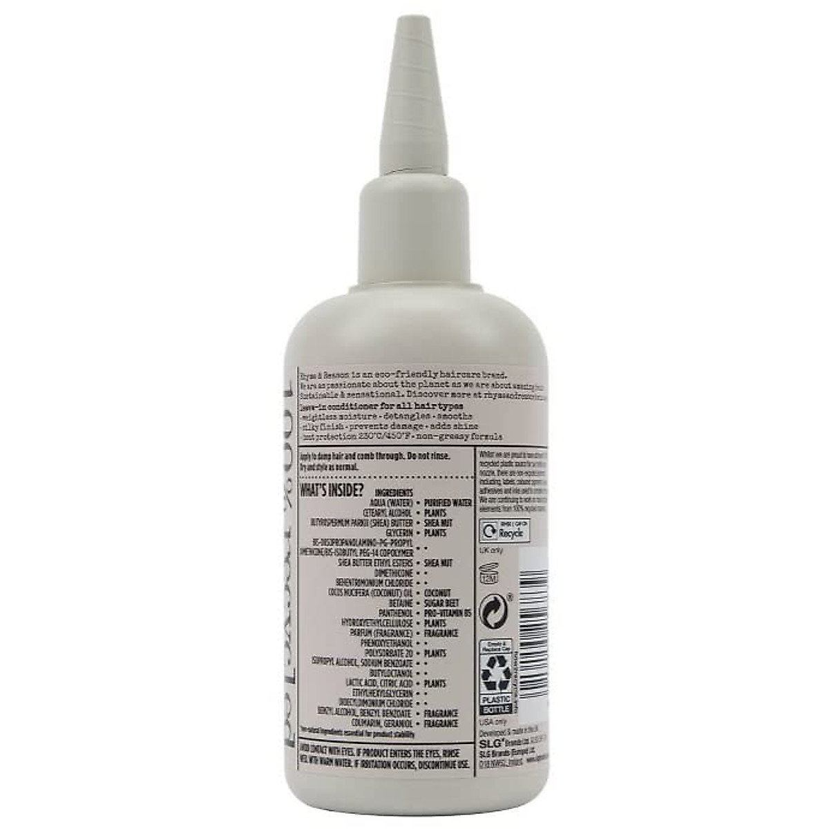 Rhyme and Reason Liquid Shea Leave-In Conditioner. Formulated for Sleek and Smooth Finish. Weightless Moisture and Nourishment. 6.7 Fl Oz. (1 Pack)