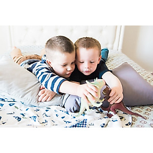 Ella & Max Toddler Pillowcase. Charcoal Gray Dark Grey Soft & Cuddly. Fits 13x18 & 14x19 Toddler Pillows. Easy to wash & no Ironing. Handmade in USA. Made of Luxury Microfiber Fabric.