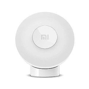 Xiaomi MI Motion Activated Night Light 2 - Bluetooth, 2800K Warm Yellow Light, No Visible Flicker, No Harmful Blue Light, 3× AA Batteries Last Over a Year
