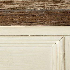 Signature Design by Ashley Bolanburg Farmhouse Lift Top Coffee Table with Drawers, Antique Cream & Brown