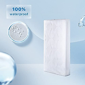 Memory Foam Crib Mattress, Dual Side Toddler Mattress,Washable and Waterproof, fits Standard Full-Size Crib and Toddler Bed,Fiberglass-Free.