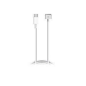 Atcuji PD USB-C to Magnetic Charge Cable, USB C Type C to MagsafeT2 Charging Cable, Input PD 15-20V 3-4.5A Output 60W for MacBook Pro/Air and Smartphone.