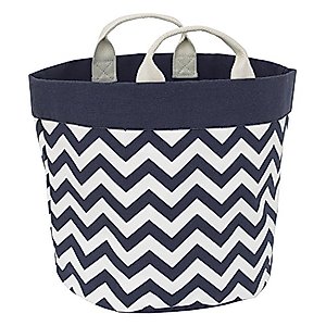 NoJo Storage Handles, Chevron-Navy/White-Tote