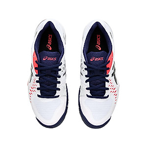ASICS Women's Gel-Challenger 12 Tennis Shoes, 9, White/Peacoat