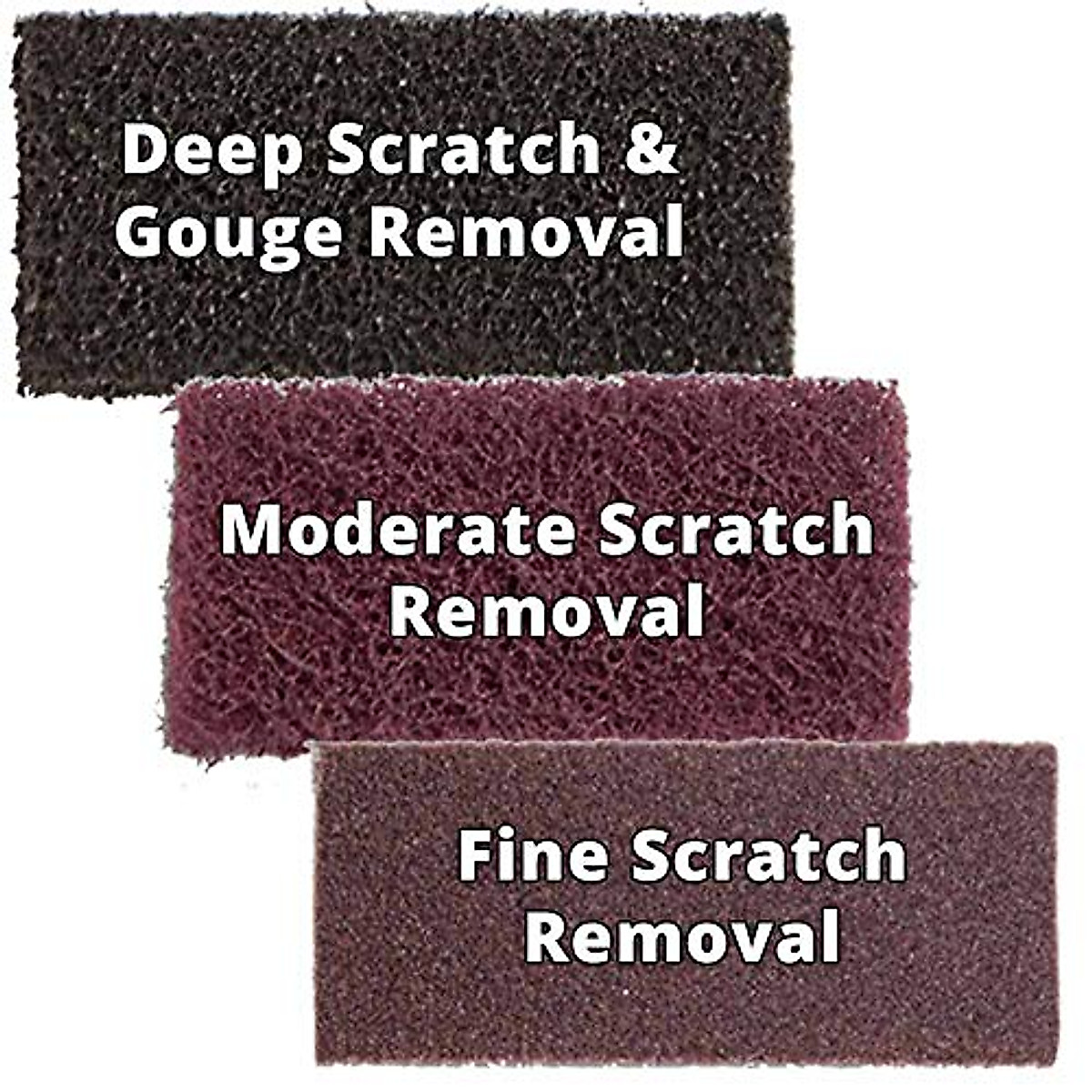 Rejuvenate Stainless Steel Scratch Eraser Kit Safely Removes Scratches Gouges Rust Discolored Areas Makes Stainless Steel Look 6 Piece Kit