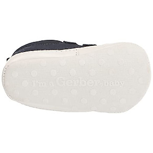 Gerber Unisex Baby Sneakers Crib Shoes Newborn Infant Toddler Neutral Boy Girl Navy 0-3 Months