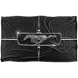 Ford Blanket, 36"x58" 1965 Mustang Grill Silky Touch Super Soft Throw Blanket