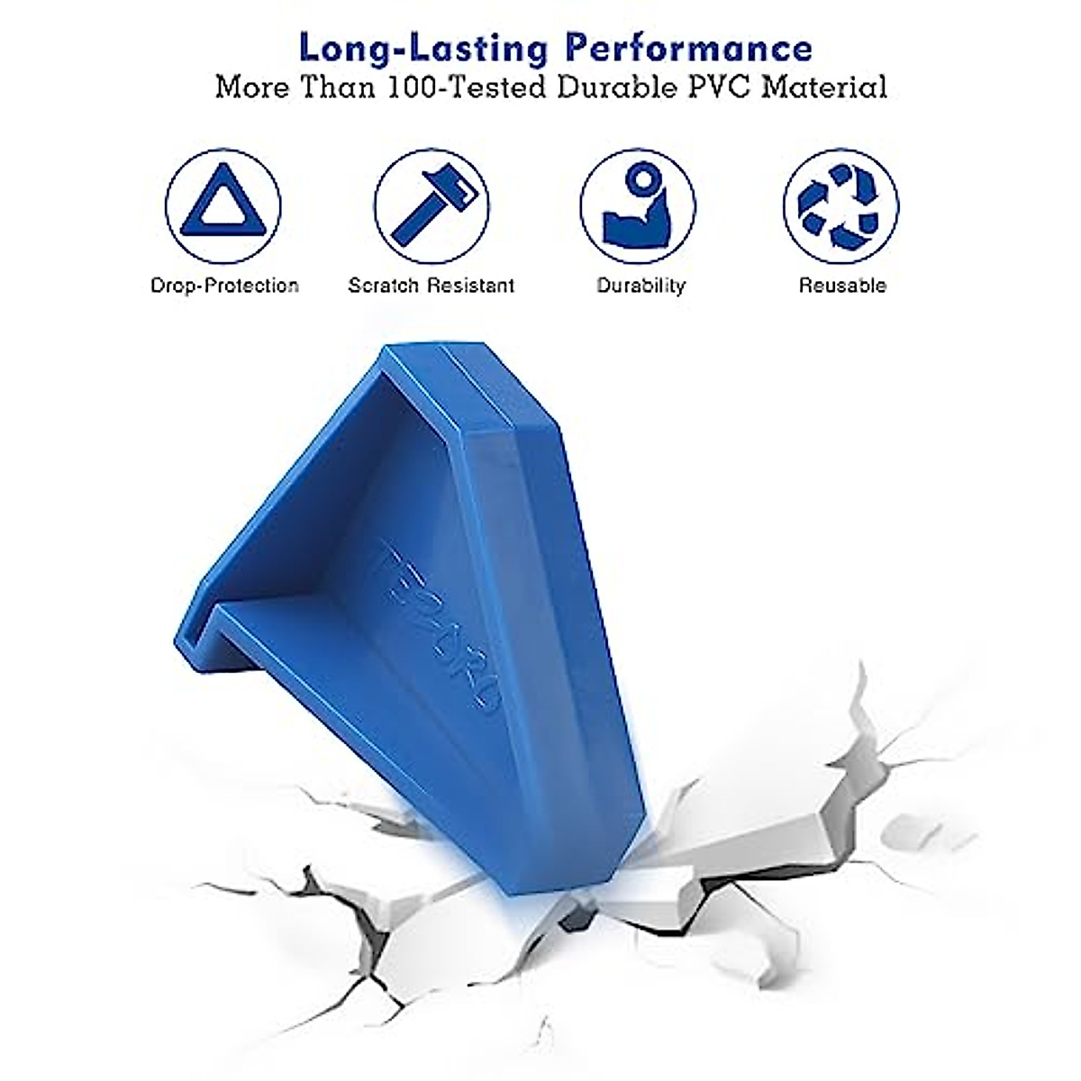 Flooring Spacers,Laminate Wood Flooring Tools,Compatible w/Vinyl Plank, Hardwood & Floating Floor Installation etc,Hardwood Flooring w/1/4 Gap,Special Triangle Stay in Place (24)