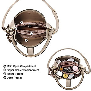 CLUCI Vegan Leather Women's Crossbody Handbags Fashion Shoulder Bag Purses For Women with Adjustable Strap