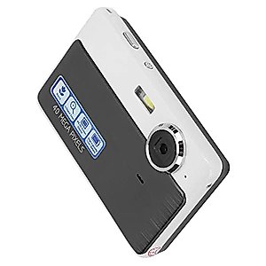 Digital Cameras for Photography, 40MP Vlogging Camera 16X Digital Zoom, Compact Pocket Camera with 2.4 Inch IPS Screen, Portable Camera for Teens Students Seniors (Black)