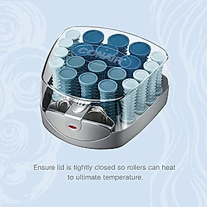 Conair Compact Multi-Size Hot Rollers, Blue