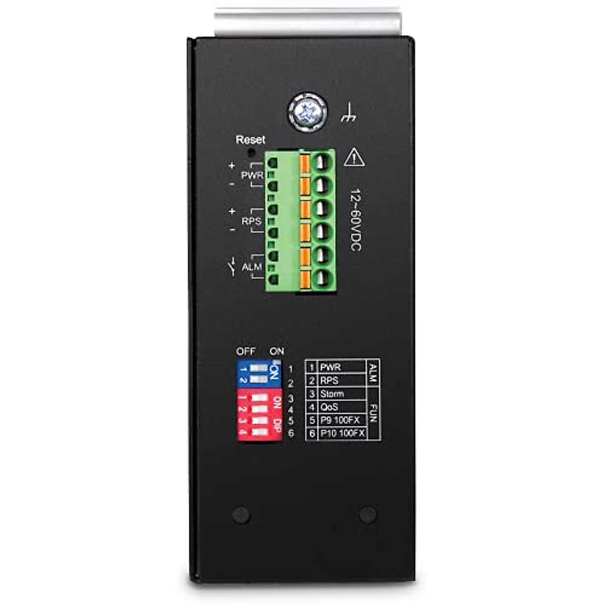 TRENDnet 10-Port Industrial Gigabit L2 Managed DIN-Rail Switch, 8 X Gigabit, 2 X SFP Slots, DIN-Rail Mount, IP30, Vlan, Qos, Lacp, STP/Rstp, Bandwidth Management, Lifetime Protection, TI-G102i