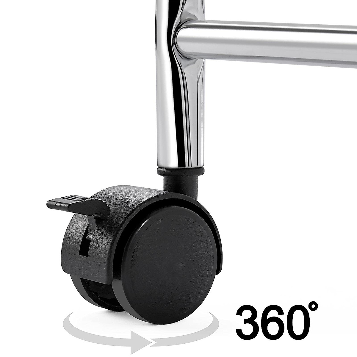 Yaheetech 4 Drawers Rolling Storage Cart and Organizer Metal Frame Plastic Storage Bins with Drawers Plastic Trolley Organizer on Wheels Plastic Craft Storage Container Rolling Bin Set 2, White