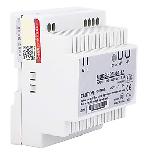 DR 60 12 DIN Rail Power Supply 100 240V 12V 5A 60W Single Output PWM Switching Electric Source Half Bridge Signal Sources Industrial Equipment