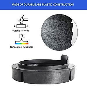 RED WOLF Car Door Speaker Adapter Bracket 6.5 Inch Fit VW Volkswagen Passat Golf/Jetta/Beetle1999-2019, Porsche 2000-2006, Skoda 2005-2013 Install Aftermarket Speaker Adapter Spacer Ring