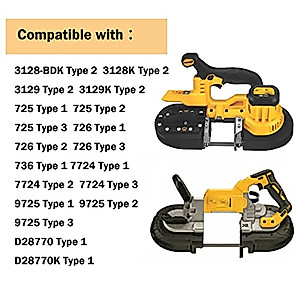 650721-00 Dewalt Bandsaw Tires For Dewalt Band Saw Tires DWM120 A02807 DCS374 DW328K - 2 Pack