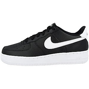 Nike Boy's Air Force 1 (Big Kid) Black/White 6.5 Big Kid M