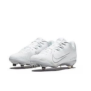 Nike Hyperdiamond 4 Pro Women's Softball Cleat SZ 8 White/Grey