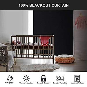 LIFEI [Upgraded] Portable Blackout Shades, Travel Blackout Curtains, Temporary Blackout Blinds, Clever Window Blackout Solution for Baby, Travelers, Night-Shift Workers, Renters