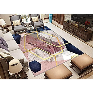 Abstract Geo Area Rugs Non-Slip Floor Mat Doormats Home Runner Rug Carpet for Bedroom Indoor Outdoor Kids Play Mat Nursery Throw Rugs Yoga Mat