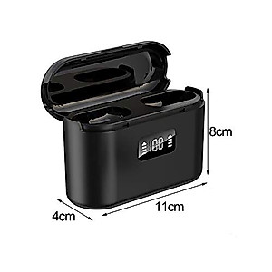 Heave True Wireless Earbuds,Touch Control Mini Bluetooth 5.1 Earphones Mini Portable Stereo Headsets in‑Ear Hands-Free with Charging Bo(IPX7 Waterproof) for Sports/Driving/Travel Yellow