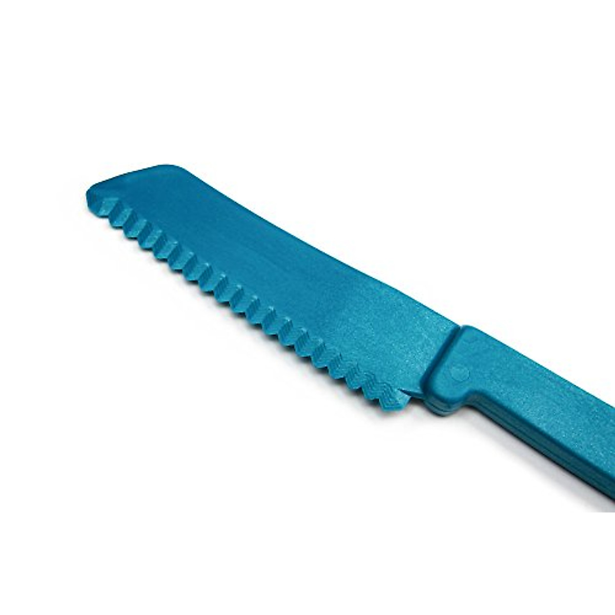 Fox Run Bakeware Buddy Knife, food grade safe plastic kitchen knife,1 x 8 x 0.5, Blue, 4-Inch Blade