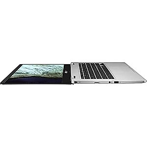 Asus Chromebook 14" HD Anti-Glare Nano-Edge Display Laptop Computer, Intel Celeron N3350 up to 2.4GHz, 4GB DDR4, 64GB eMMC Flash Memory, HD Webcam, 802.11ac, Bluetooth, USB-C, MicroSD, Chrome OS