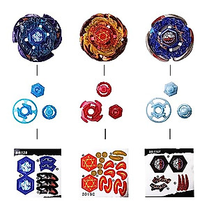 Leilygo TooAemiS Bey Battle Metal Fusion Fury Burst gt Turbo Starter Set with Launcher Set Toys for Prime Boys Pegasus Gyro Gift