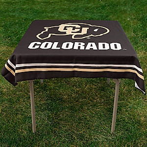 College Flags & Banners Co. Colorado Buffaloes Logo Tablecloth or Table Overlay