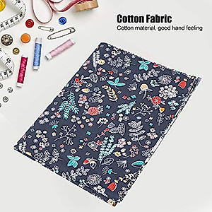 Craft Cotton Fabric Bundle, Cotton Cloth Assorted Craft Fabric Bundle Assorted Print Pattern Cloths Sheets for Sewing for Women