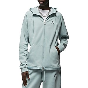 Jordan Men's Essentials Knit Hooded Warmup Full Zip Jacket (as1, alpha, l, regular, regular, Large) Blue