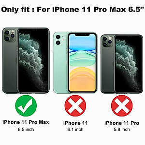 AIGOMARA Compatible with iPhone 11 Pro Max Case Pink Heart Print Cute Pattern Case for Women Girl Full Camera Protective Soft TPU Shockproof Phone Cover for iPhone 11 Pro Max