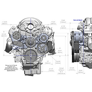 Holley 20-185BK Black Mid-Mount Complete Accessory System