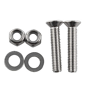 JCBIZ 2 Sets 87mm Nylon Zig Zag Cleat Kit for Kayak with Screws and Nuts