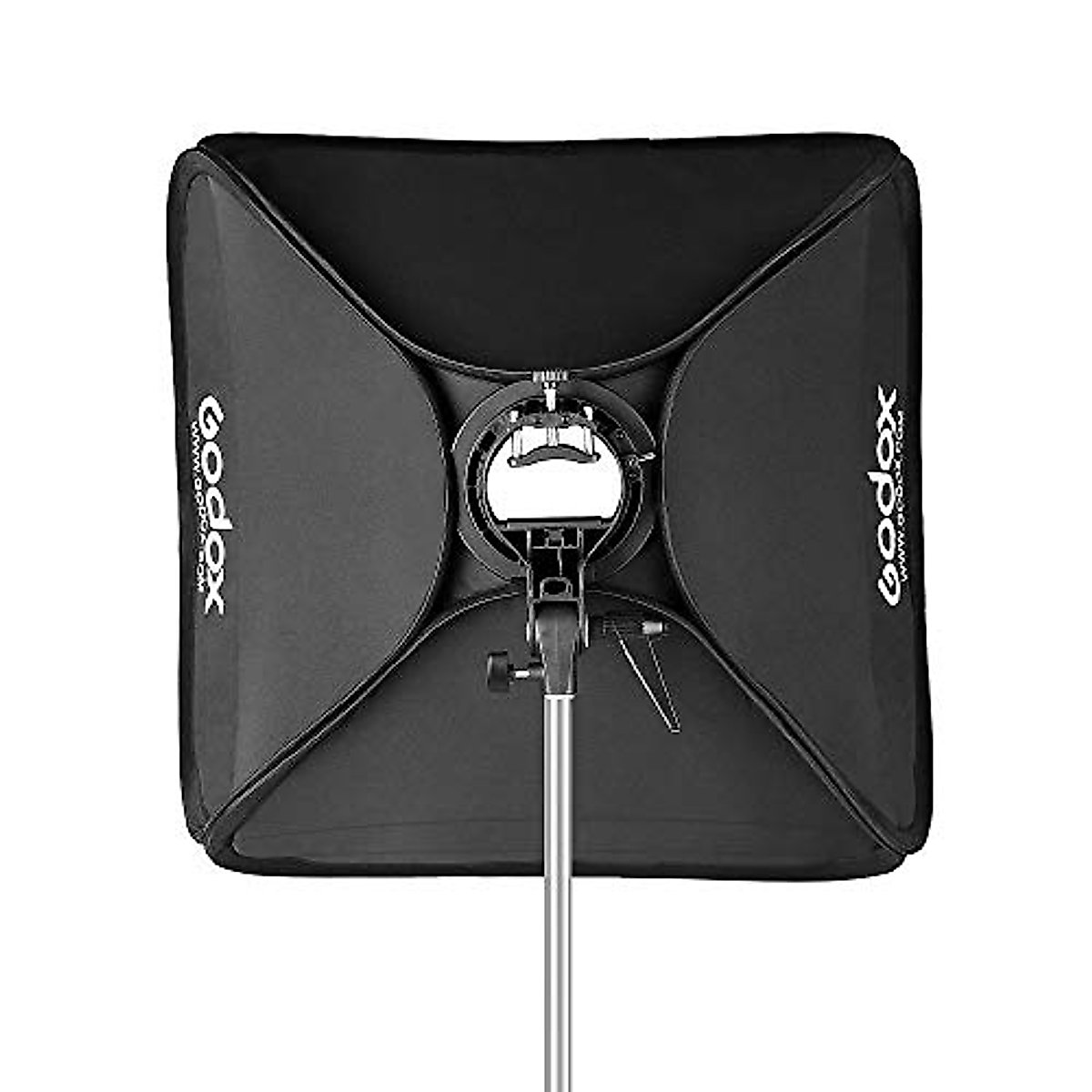 Godox 32"x 32" 80cmx80cm Foldable Universal Softbox with S-Type Speedlite Bracket for Flash Bowens Elinchrom Mount Accessories Direction Adjustable