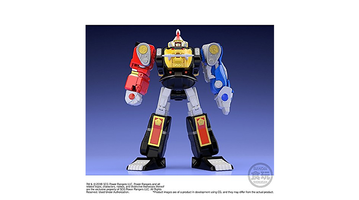 Bandai Super Mini PLA Ninja Megazord & Falconzord Set