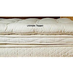 Holy Lamb Organics Wool Mattress Toppers - Ultimate (King Ultimate Topper)