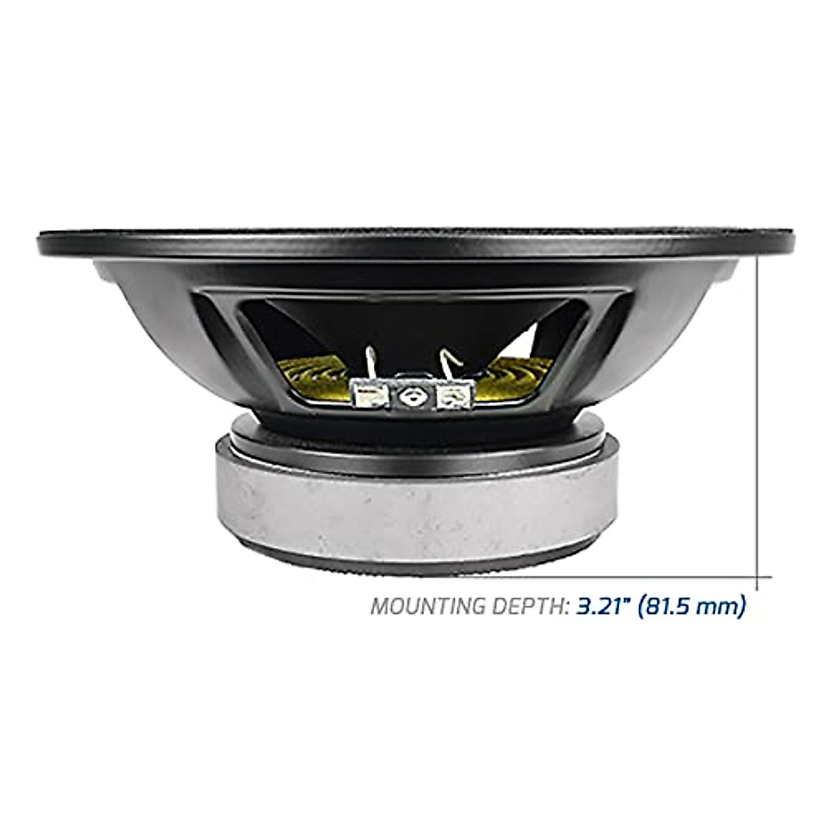 PRV AUDIO 8MR450A 8 Inch Midrange Speaker, 8 Ohms, 450 Watts, 96 dB, Mid Range Loudspeaker for High Output Pro Sound System (Single)