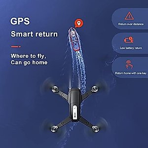 RKSTD RC Drone With Camera - Fpv Adult Beginner Remote Control Drone, One Button Takeoff/Landing, Gravity Sensor, Gesture Control, 3D Flip, Voice Control, HD Kids RC Drone, Holiday Gift