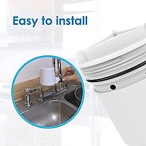 Waterdrop Faucet Water Filter, Replacement for Culligan® FM-15RA Water Filter, Culligan® FM-15A Filtration System, White Finish (Pack of 3)