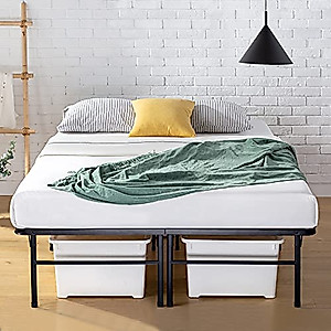 ZINUS SmartBase Heavy Duty Mattress Foundation / 18 Inch Metal Platform Bed Frame / No Box Spring Needed / Sturdy Steel Frame / Underbed Storage, Full