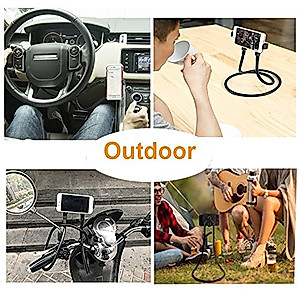 Lazy Neck Phone Holder Hand-free Rotating Vertical Horizontal Gooseneck Multiple Function Mounts - for Cell Phone,Tablet,iPad,Kindle,iPhone,Samsung,and Other Smartphone Devices Multi Angle Holder