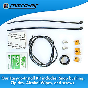 Hutch Mountain MicroAir Easy Start 364 Installation Kit - Snap Bushing, Zip Ties, Alcohol Wipes, Adhesive Pads, WAGO connectors, & Screws - Unleash The Potential of Your RV Air Conditioner Soft Start