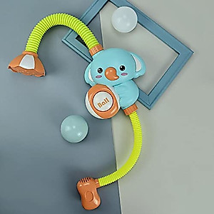 SizzlingStar Baby Bath Toy Electric Automatic Shower Shower Head Toddler Water Toy Pump for Kids Boys Girls 6 Months (Pink)