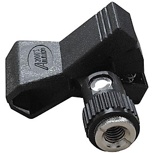 Audio 2000s MC417N2 Universal Microphone Clip Holder with Adapter (2 Pack)