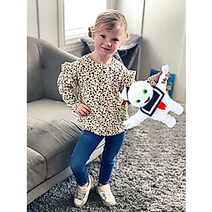 ENOMIN Noctilucent Stay Puft Marshmallow Man Plush Doll Ghost Hunter Plushie Stuffed Toy Figures