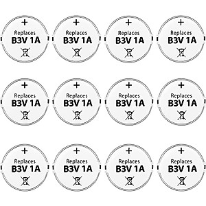 Enerpe B3V 1A Replacement Battery High Capacity Compatible with High Tech Electronic Collars of MS-4 and MS-5 Pack of 12
