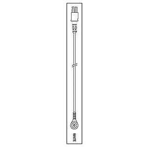 Leadwire White 40" Dual/Snap LSW005