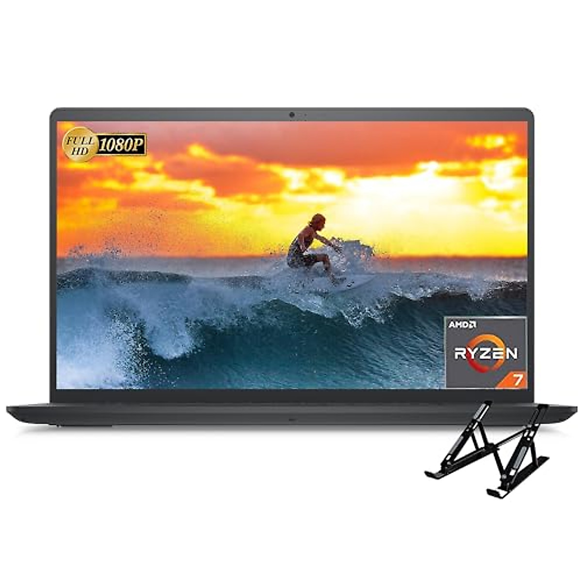 Dell 2023 Inspiron 3525 Laptop, 15.6" FHD Display, AMD Ryzen 7 5825U Processor (Up to 4.5GHz), 32GB DDR4 RAM, 1TB SSD, AMD Radeon Graphics, Wi-Fi, Anti-Glare, USB Type-A&C, Windows 11 Home