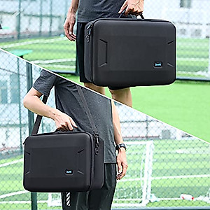 Zadii Hard Shell Carrying Case Compatible with PS5, Protective Travel Bag Holds PlayStation 5 Console, DualSense Controllers, Base and Other Accessories